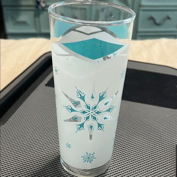 Anchor Hocking | Dining | Rare Atomic Snowflake Design Vintage Glass ...